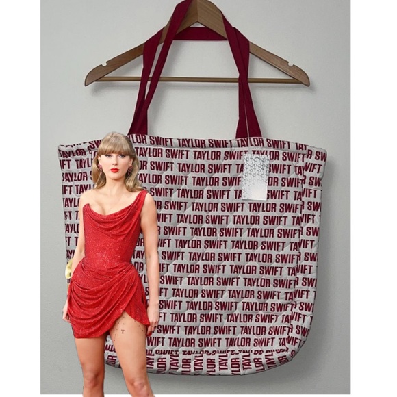 Taylor Swift | Bags | Newtaylor Swift Signature Red And White Large ...